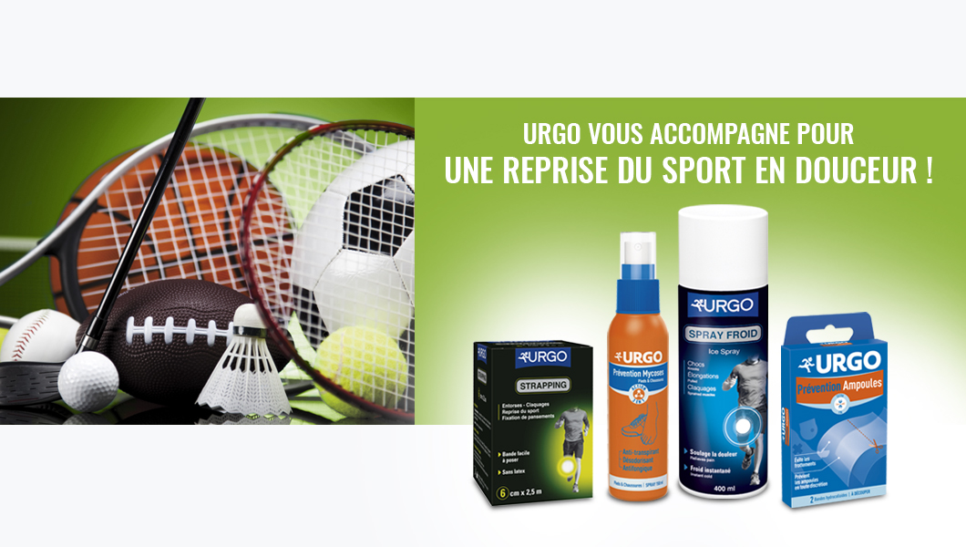 Reprise du sport… A vos marques ! Prêts ? Partez ! - URGO